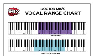 Singer's Vocal Range Chart | Doctor Mix